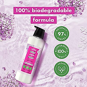 Love Beauty and Planet Shampoo Milk Moisture and Bounce for Waves and Curls Rice Oil and Angelica Essence 100 percent Biodegradable Shampoo 32 oz
