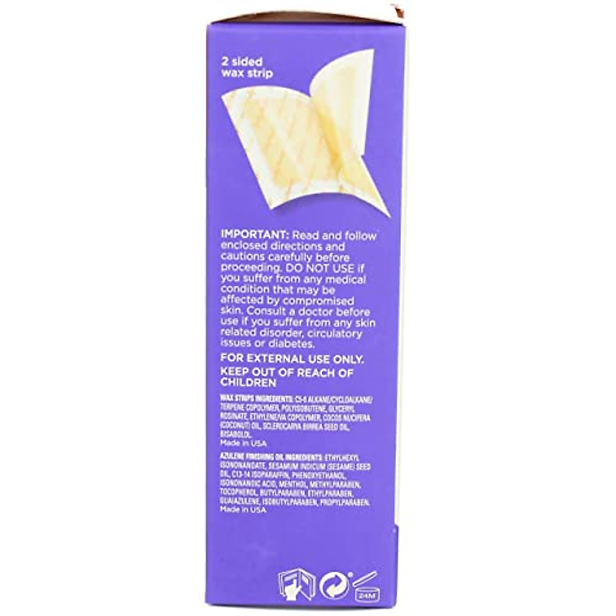 Sally Hansen Hair Remover Wax Strip Kit 1 ea (Pack of 5)