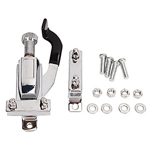 Pwshymi Silver Snare Drum Strainer, Slick Exterior Strainer Throw Off Butt End Set Accessories Drum Set Percussion Mounts Snare Drum Regulator Snare Mapex Snare Throw Off Accesor