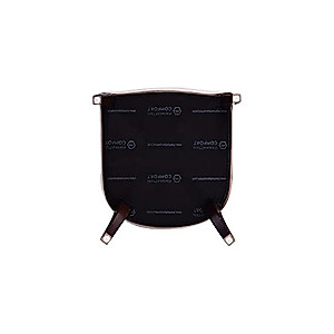 Manhattan Comfort Grand Faux Leather Dining Chairs, Set of 2, Light Grey