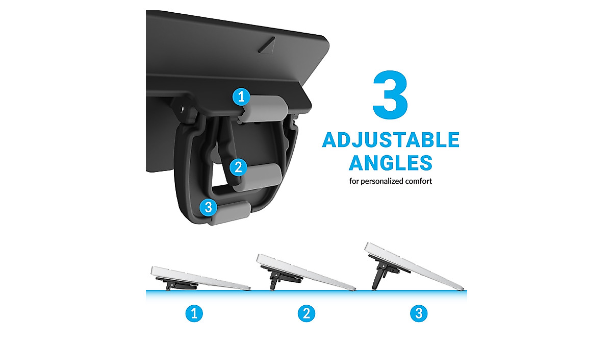 GPG2 ESC Flip Keyboard Stand with Adjustable Angles for Ergonomic Comfort