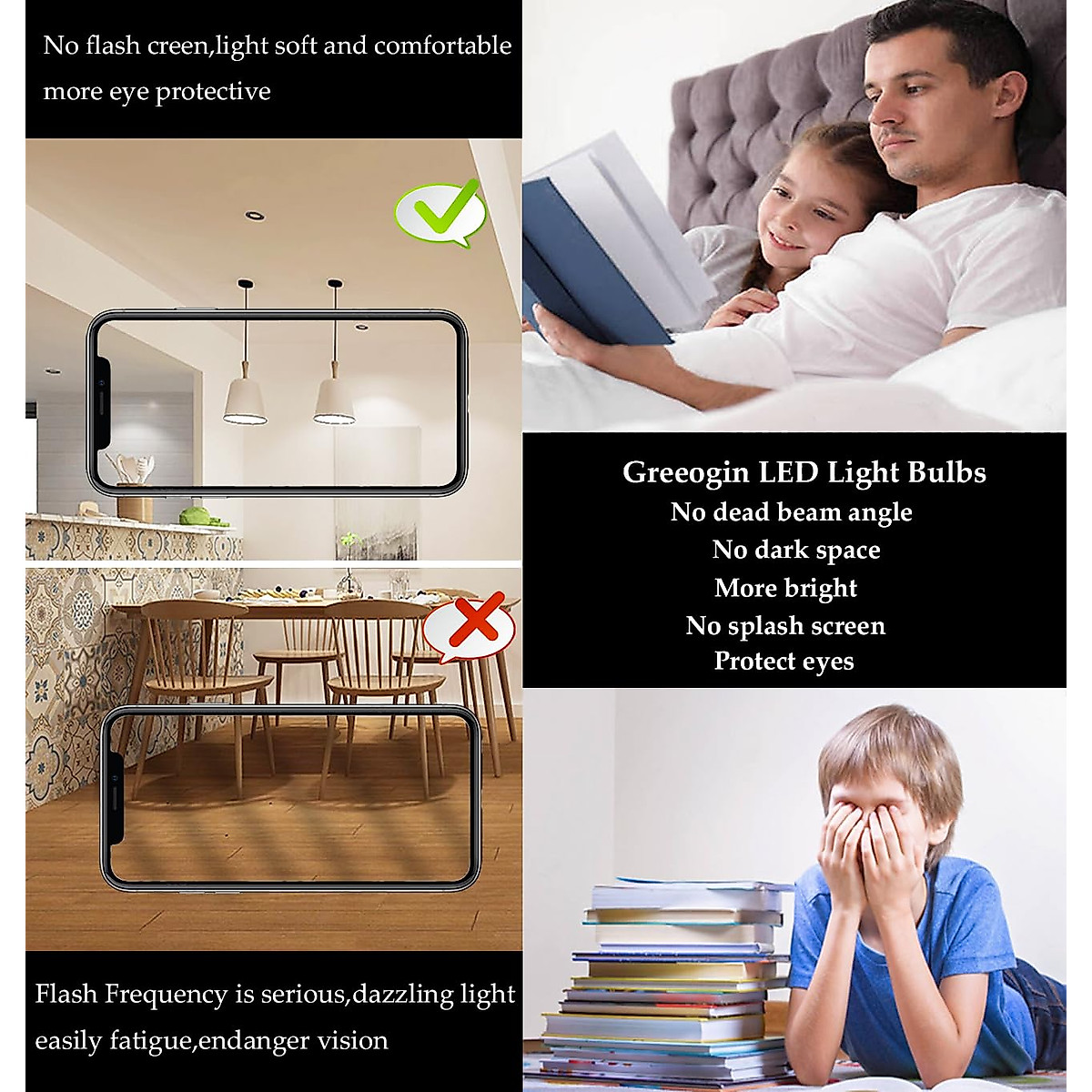 Greeogin Dimmable 4W B22 G16.5 Vintage Bayonet LED Mini Globe Blub Warm White 2700K, 40W Halogen Replacement for Beside Lamp Ceiling Fan Pendant Lights Chandelier Fixture,400 lm 5-Pack