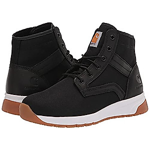 Carhartt mens Force 5" Lightweight Sneaker Nano Comp Toe Ankle Boot, Black Textile, 13 US