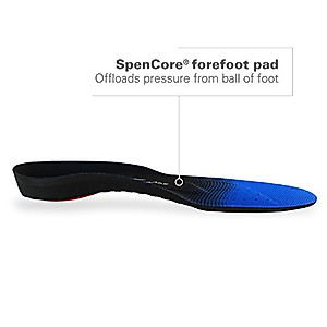 Spenco Total Support Max Shoe Insoles - Orthotic Metatarsal Arch Support Inserts - Absorbs Shock, Reduces Over-Pronation, Conforms to Foot Contours, Deep Heel Cupping Women's 9-10.5/Men's 8-9.5