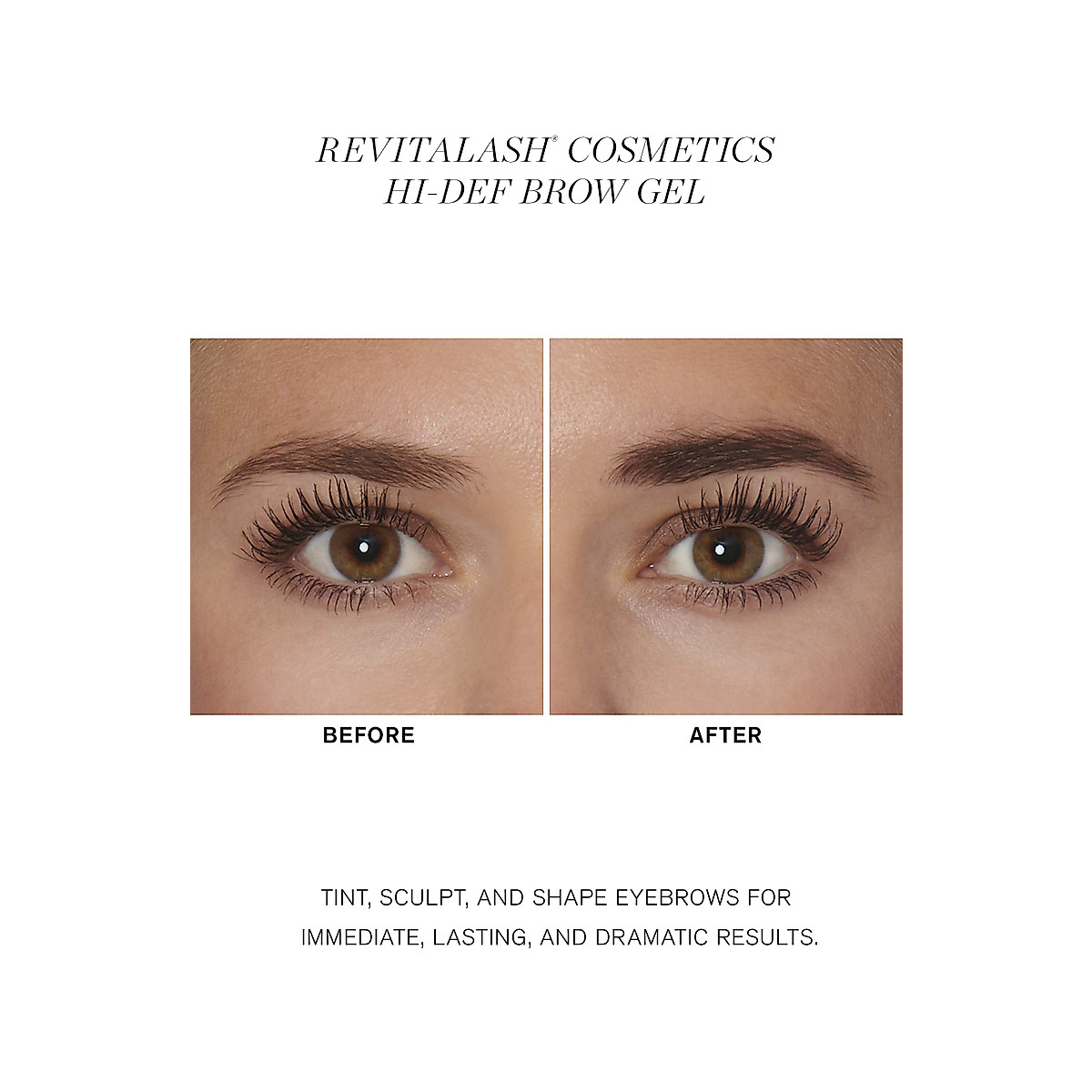 RevitaLash Cosmetics, Hi-Def Brow Gel, Soft Brown, Hypoallergenic & Cruelty-Free