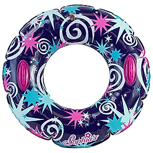 Sophia's 18" Doll Pink with White Polka Dots Ruffle Bathing Suit and Inflatable Inner Tube