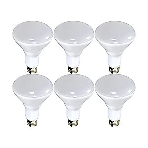 Satco S9022 Medium Light Bulb in White Finish, 5.13 inches, 6 Count (Pack of 1), Frosted