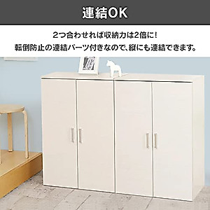 アイリスプラザ(IRIS PLAZA) Shoe Box, 5 Tiers, Width 23.6 x Depth 13.7 x Height 35.4 inches (60 x 34.9 x 90 cm), Movable Shelf,