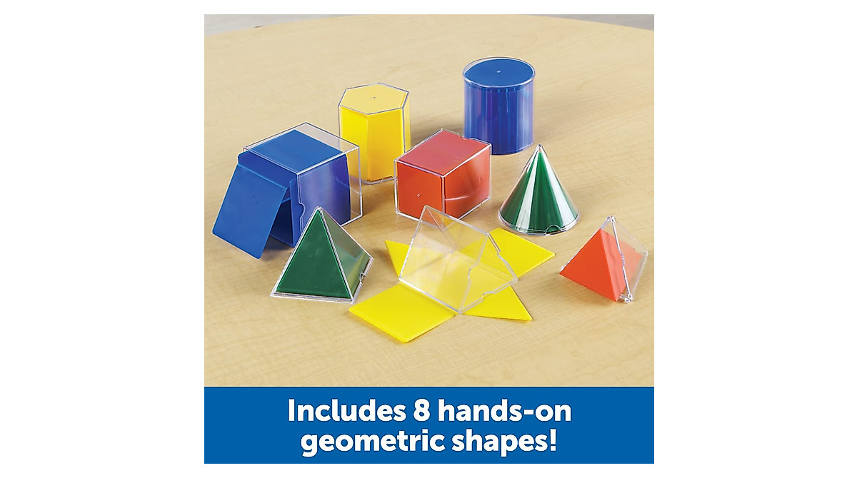 Learning Resources Folding Geometric Shapes for Kids | STEM Math Tool