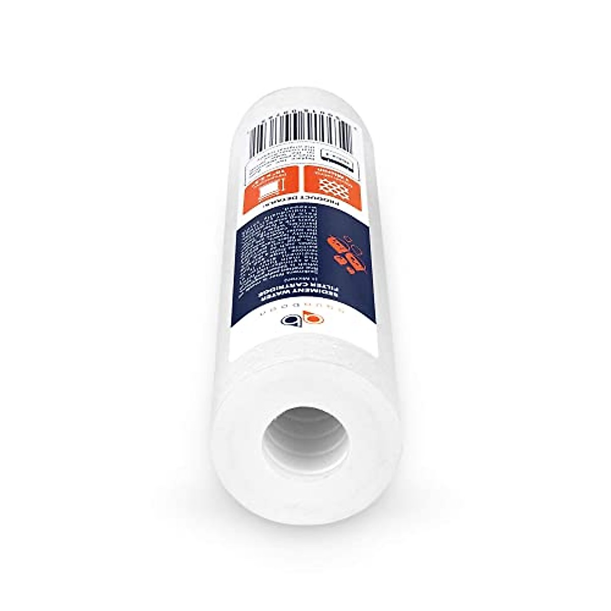 Aquaboon 2-Pack of 1 Micron 10"x2.5" Sediment Water Filter Replacement Cartridge for Any Standard RO Unit | Whole House Sediment Filtration | Compatible with DuPont WFPFC5002, Pentek DGD series, RFC