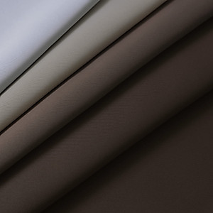 Yakamok Gradient Color Ombre Curtains Thickening Polyester Thermal Insulated Grommet Window Drapes for Living Room/Bedroom (Brown, 2 Panels, 52x72 Inch)