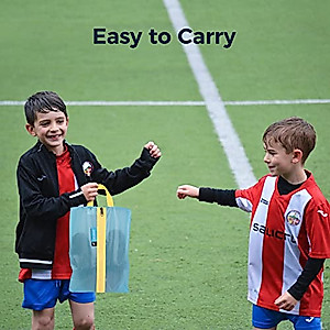 pack all Water Resistant Kids Shoe Bag for Travel, Storage Organizer Shoe Pouch with Zipper, Cute for Girls, Boys,Toddlers（Blue)