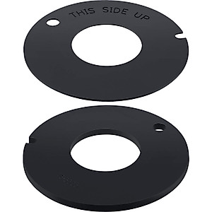 2 Pieces 385311462 and 385316140 RV Toilet Rubber Seal Toilet Flush Ball Seal for Sealand Mansfield VacuFlush RV Camper Toilet, Compatible with 2010, 510/506+, 510+/1006,1008/EcoVac 146-149