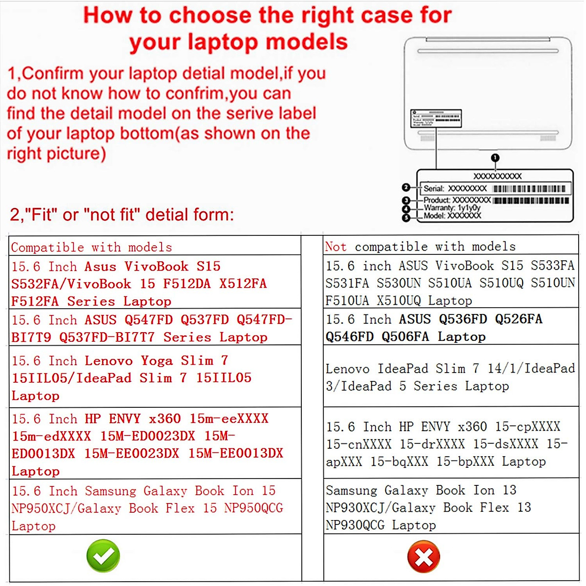 Alapmk Protective Case for 15.6" Asus VivoBook S15 S532FA/VivoBook 15 F512DA F512FA X512FA/ASUS Q547FD Q537FD/ZenBook Flip 15 Q538EI Q528EH & Lenovo IdeaPad Slim 7 GTX/IdeaPad Slim 7 15IIL05,Black