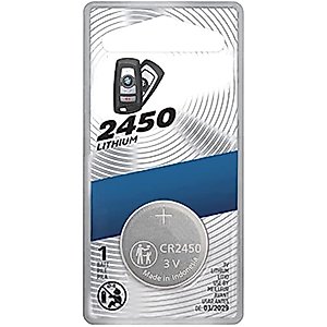 CR2450 2450 Compatible with BMW (2009-2018) 2, 3, 5, 6, 7 Series, X3, X4, etc. Remote Smart Key Fob Battery OEM 320i 320xi 328i 328xi 335i 335is 335xi F22 F45 F46 528i 528xi 535i 535xi 550i 550xi F32