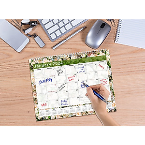 2024 Monthly Desktop/Wall Calendar/Planner - Habit Tracker - Daily, Weekly & Monthly Goal Motivational Habit Tracking Journal Inspirational - (Edition #023)