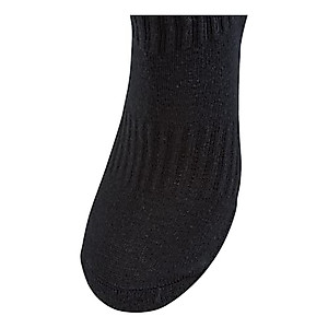 Nike Men's Everyday Cushion Ankle Training 6 Pair Socks, Black/White, Small