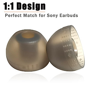 Luckvan Silicone Ear Tips for Sony LinkBuds S/WF-C500/WF-C700N Earbuds Replacement Tips for Sony Earbuds WF-1000xm4/1000XM5 Ear Tips WF WI XBA Series 4 Pairs