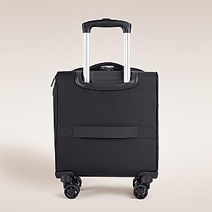 Verage Underseat Carry On Luggage with Spinner Wheels Small Suitcase Softside Lightweight Travel Bag Suitcase for Airlines, Men Women, Pilots and Crew