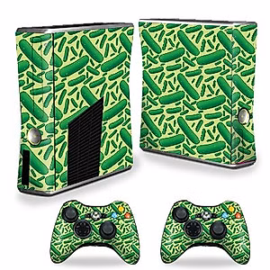 MightySkins Skin Compatible with X-Box 360 Xbox 360 S Console - Pickles | Protective, Durable, and Unique Vinyl Decal wrap Cover | Easy to Apply, Remove, and Change Styles | Made in The USA