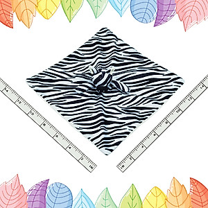 Doindute Baby Zebra Soft Stuffed Animal Security Blanket, Plush Zebra Character Lovey Blanket, Baby Shower/Nursery Gift, Newborn Infant Toddler Snuggle Blankie for Boys Girls, 13 Inches