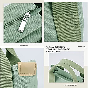 PSFS Large Capacity Multi-Pocket Handbag, Crossbody Bag Women Shoulder Handbag Canvas Tote Bags for Women (Gray - Crossbody)