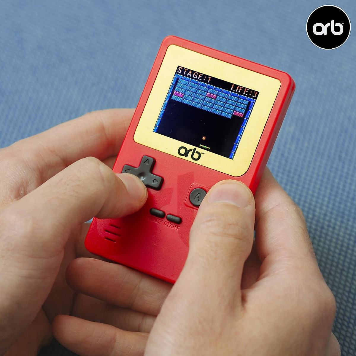 Thumbsup UK, ORB, Retro Handheld Console, 150 8-Bit Games, OR-RETHC