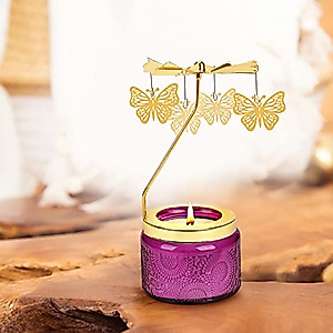 HADM Mothers Day Gifts Butterfly Gifts for Women Rotating Scented Candles Set Romantic Gifts Unique Candle Gifts Birthday Anniversary Valentines Day Gifts for Her,Him,Friends,Mom and Wife