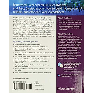 Microsoft Excel 2019 VBA and Macros (Business Skills)