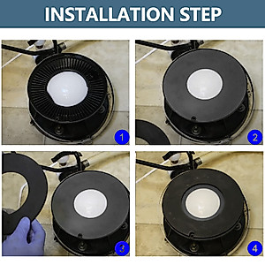 Sikawai 385316140 385311462 RV Toilet Flush Seal Replacement Kit Toilet Rubber Ball Bowl Gasket Fits for Do-Metic Se-Aland Man-sfield Vacu-Flush Cam-per 510/510+, 2010,506/1006,1008/EcoVac 146-149