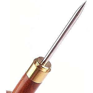 Stainless Steel Ice Picks with Wooden Handle and Safety Cover for kitchen, bars, bartender, picnics, camping, and restaurant, (2 Pcs, 9")