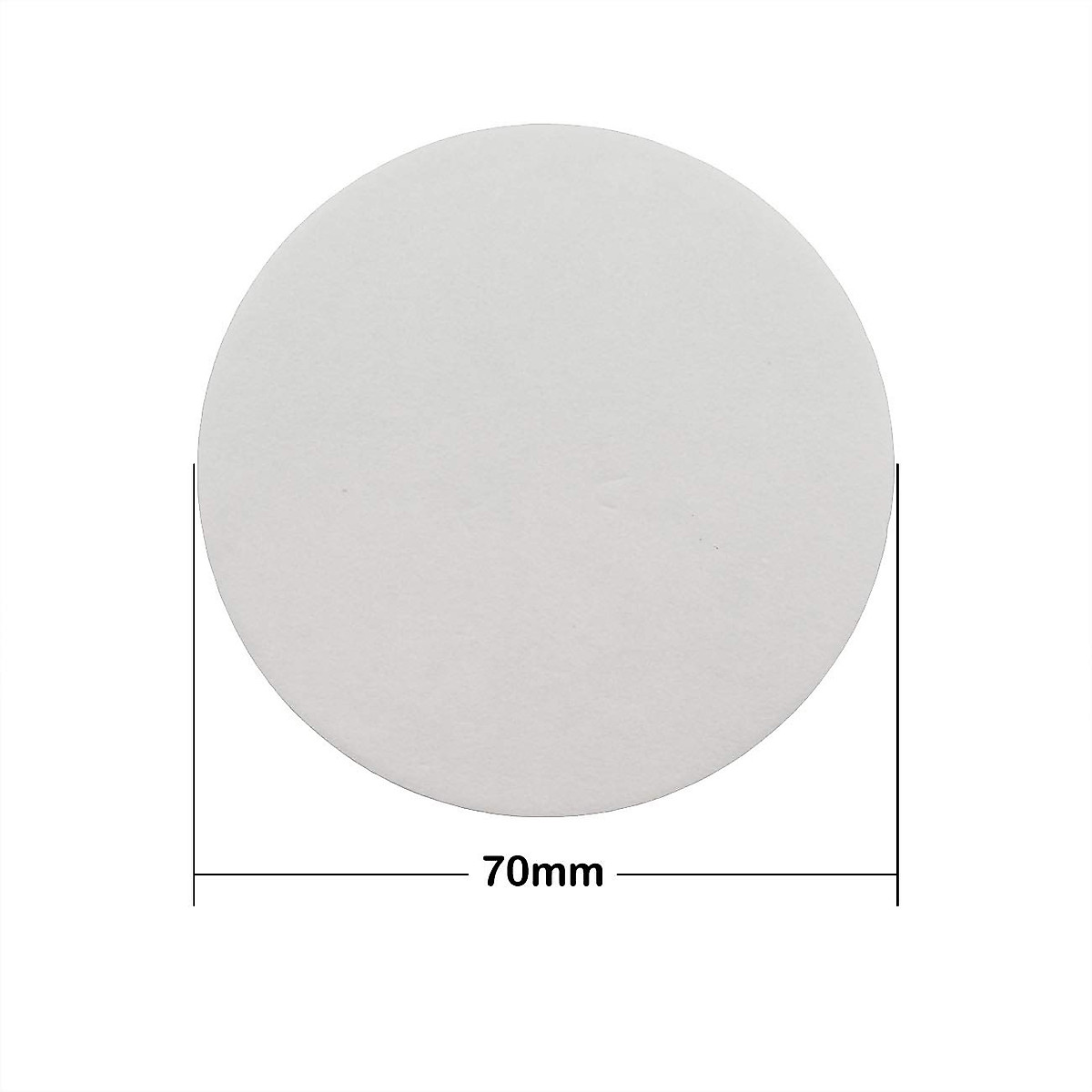 PZRT 1-Pack 7cm Qualitative Filter Paper Fast Speed Round Laboratory Filter Paper Chemical Analysis Industrial Oil Testing Funnel Filter Paper
