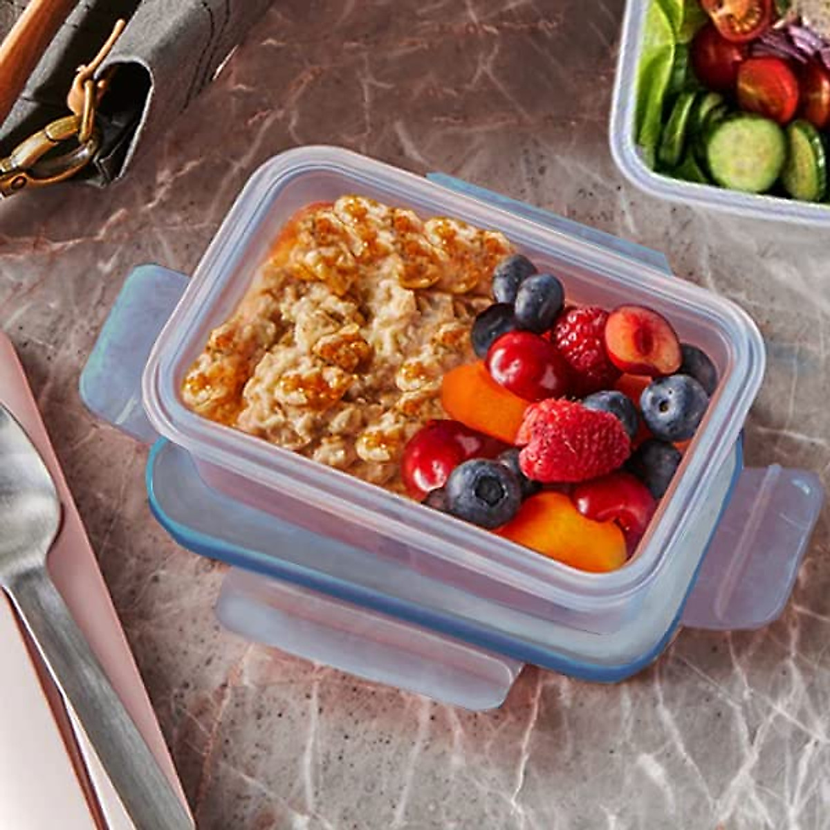 SUPREME BOX Snapware 2-Cup Total Solution Rectangle Food Storage Pyrex Glass Containers (Pack of 2)