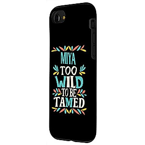 iPhone SE (2020) / 7 / 8 MIYA Name Cute Retro Girls Wildflower MIYA Name Case