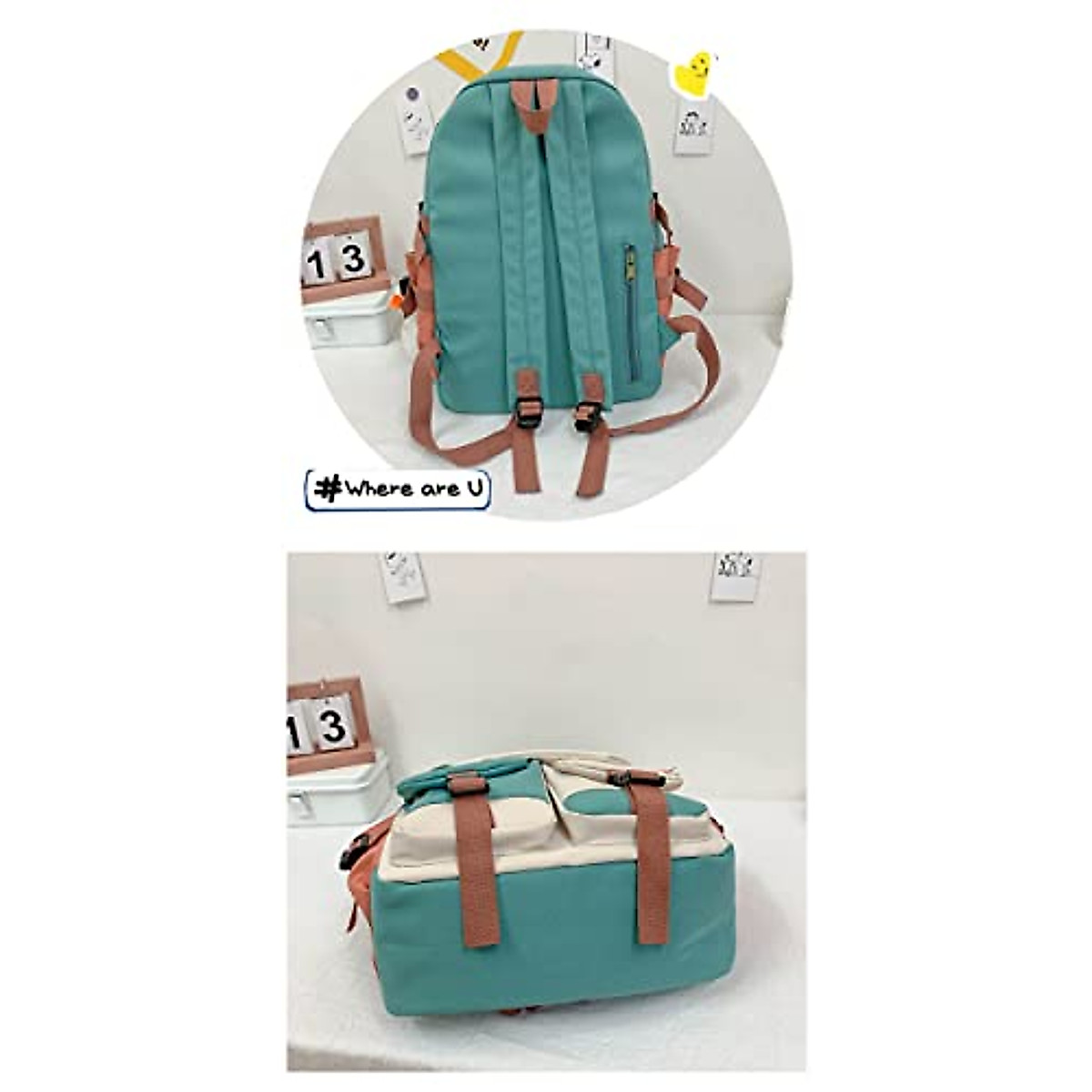 JUSTGOGO Korean KPOP TWICE Backpack Daypack Laptop Bag School Bag Mochila Bookbag Color A2