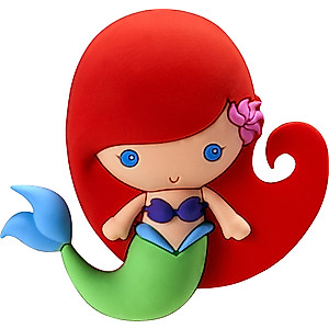 Disney The Little Mermaid - Ariel 3D Magnet Character Magnet,Multi-colored,3"