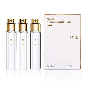 Oud by Maison Francis Kurkdjian Eau De Parfum Spray REFILLS 3 x 11ml