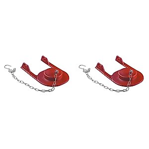 Kohler GP83064 Toilet Flapper, 2 In, Red (Pack of 2)