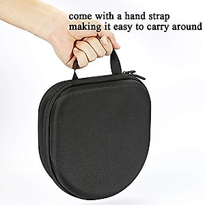 Hard Case for Sony WH-CH700N/Sony WH-CH710N Wireless Noise Cancelling Headphones, Travel Carrying Storage Bag - Black+Gray