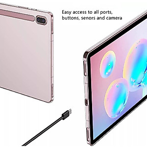 iCoverCase Compatible with Samsung Galaxy Tab S7 (2020) 11 Inch SM-T870/T875 Case, Lightweight Matte Translucent Soft TPU Protective Back Cover Case (Frosted Clear)