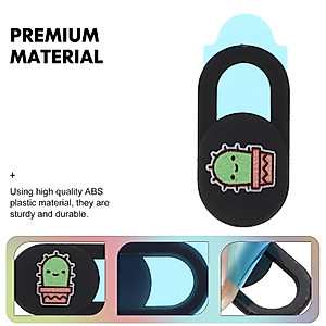 ibasenice 3pcs Privacy Cover Tablet Camera Covers Computer Lens Covers Tablet Webcam Lids Camera Protectors Privacy Lens Covers Webcam Lens Covers Laptop Webcam Covers Phone Webcam Covers
