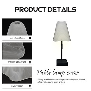 White Lampshade Glass Pendant Fixture Shades Chandelier Glass Lampshade Lamp Shades Replacement Glass Shades for Pendant Lights Pendant Light Glass Shade Pendant Light Shade