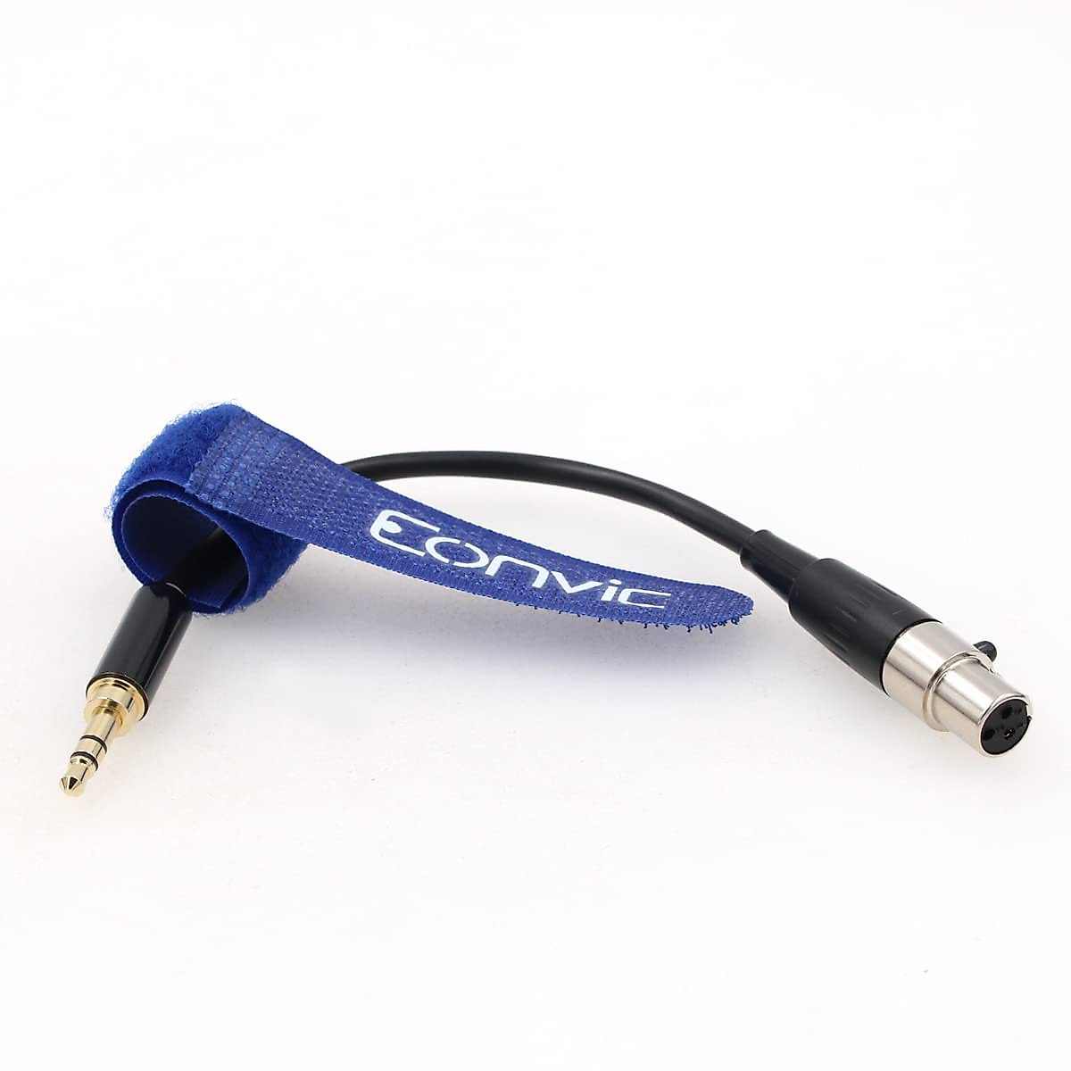 Eonvic 3.5mm 1/8" TRS Male Plug to 3 pin Mini-XLR Female Audio Cable for AKG Headphones/Zoom f8