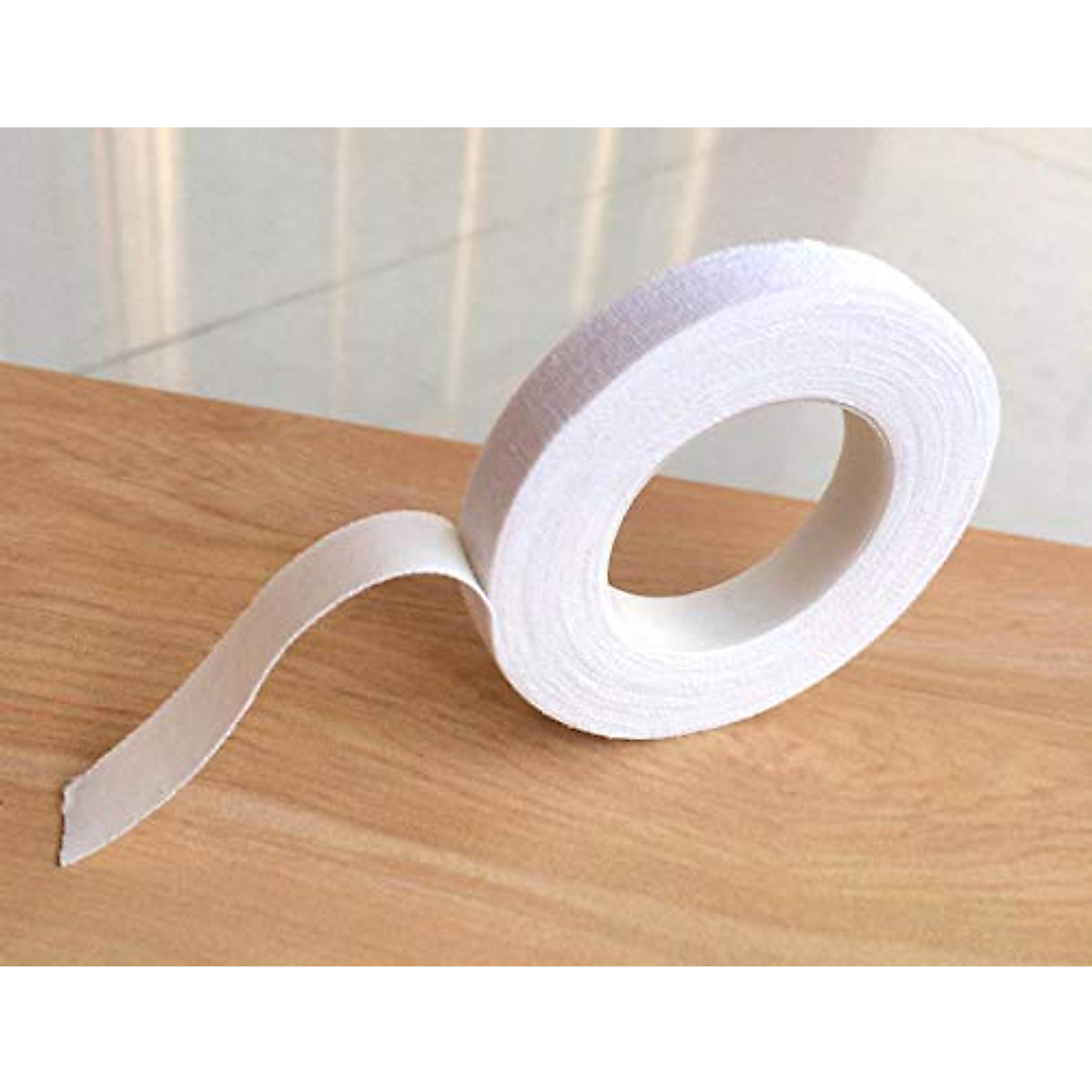 2Roll White 1inch Wide (2.5cm) Adhesive Tape Breathable Cotton Soft Cloth Surgical Tape​​ with Self Adhesive Plaster