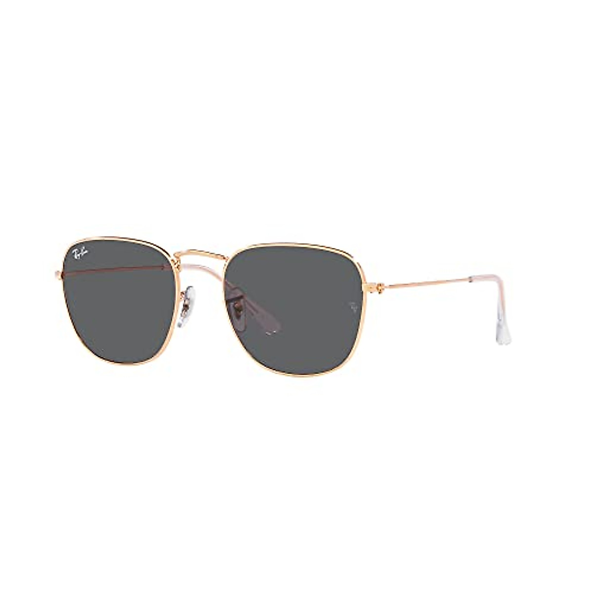 Ray-Ban RB3857 Frank Square Sunglasses, Rose Gold/Dark Grey, 54 mm