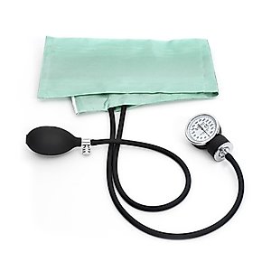 Prestige Medical 82-AQS Premium Adult Aneroid Sphygmomanometer, Aqua Sea