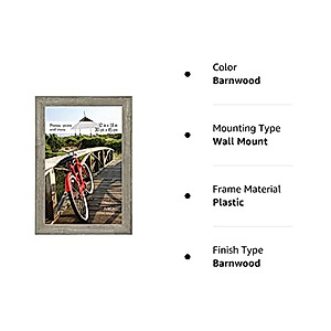 MCS Museum Poster Frame, Barnwood, 12 x 18 in, Single