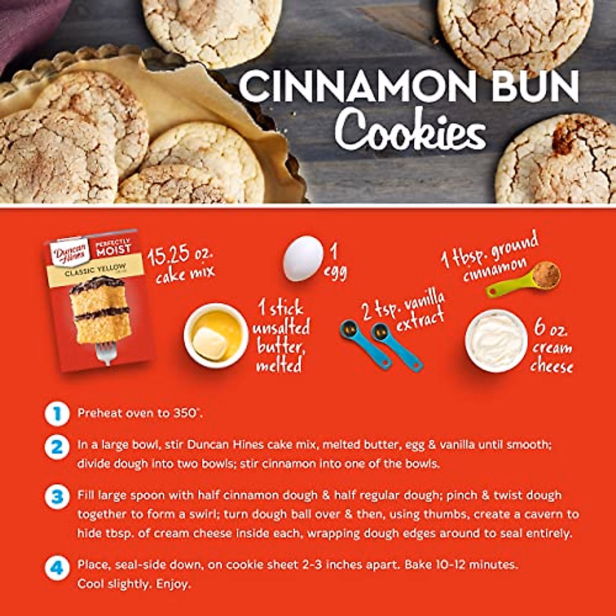 Duncan Hines Classic Cake Mix, Yellow, 15.25 Ounce