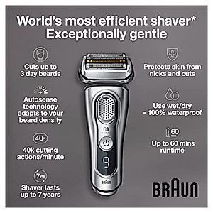 BRAUN Series 9 9295cc Wet & Dry Men's Electric Shaver