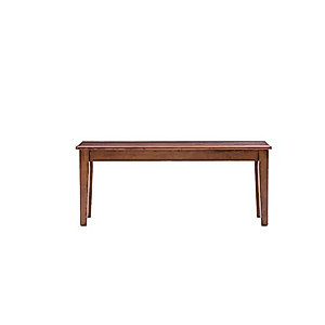Boraam Shaker Bench, Walnut